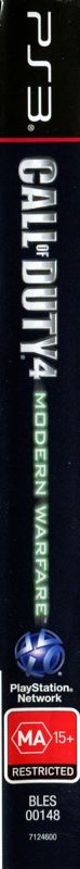 Call of Duty 4: Modern Warfare cover or packaging material - MobyGames