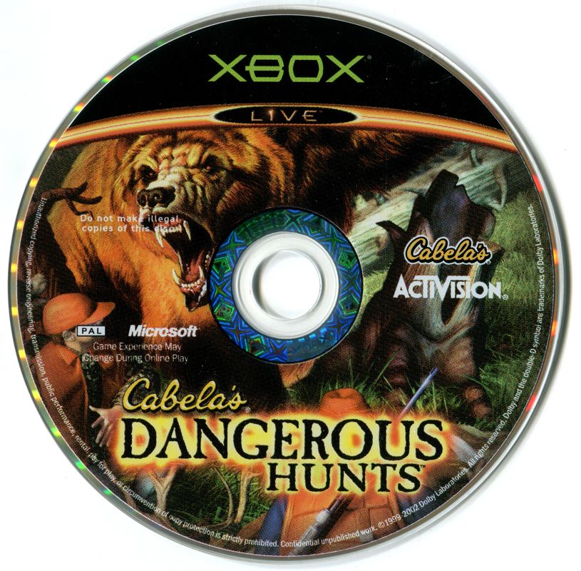 Cabela's Dangerous Hunts cover or packaging material - MobyGames