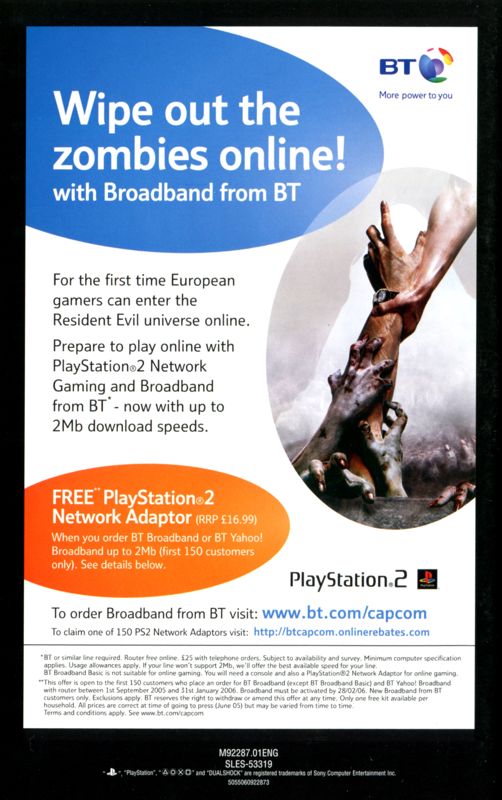 Resident Evil: Outbreak - File #2 cover or packaging material - MobyGames