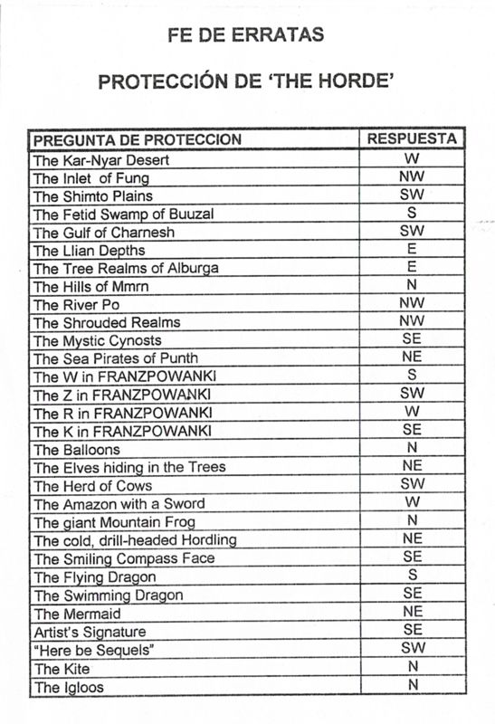 The Horde cover or packaging material - MobyGames