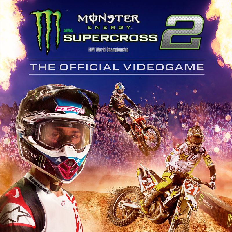 Monster Energy Supercross 2: The Official Videogame cover or packaging ...