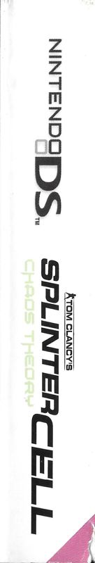Tom Clancy's Splinter Cell: Chaos Theory cover or packaging material ...