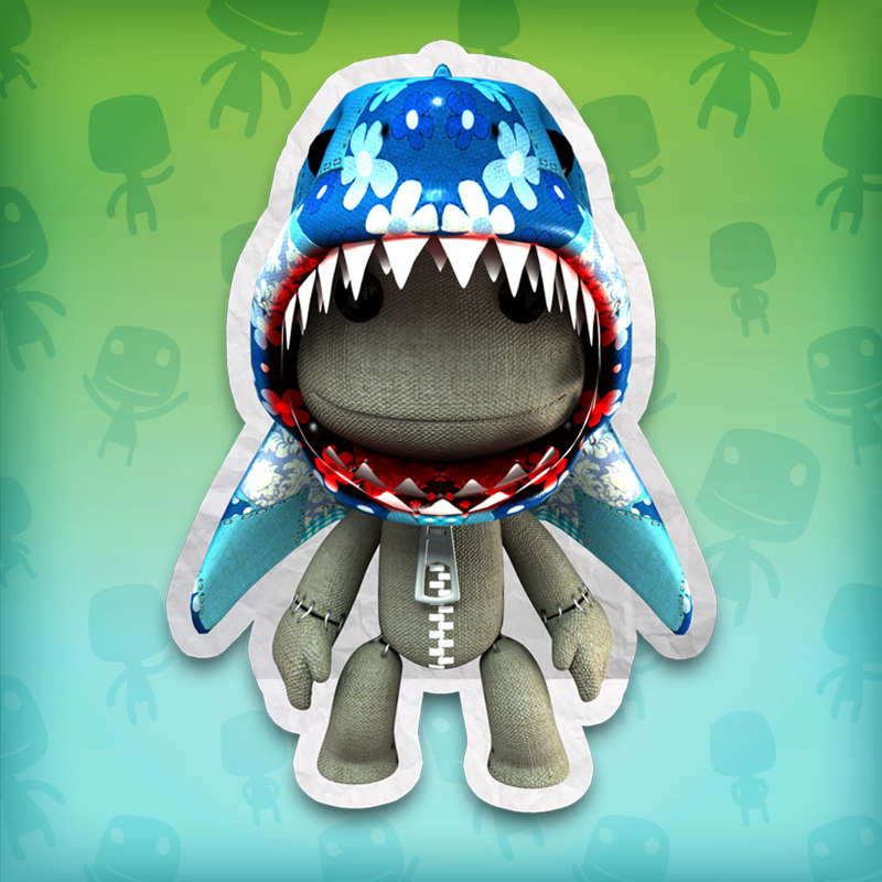 LittleBigPlanet: Great Blue Shark Costume (2015) - MobyGames