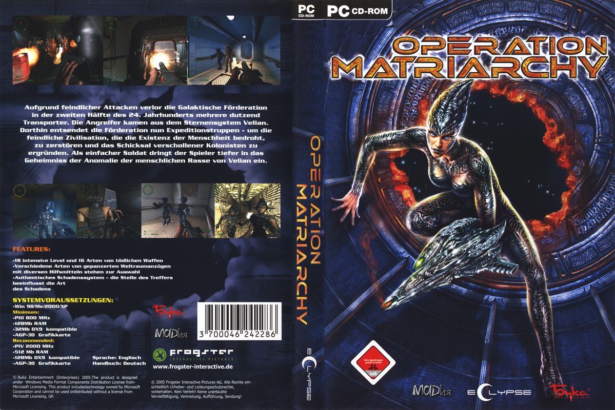 Operation: Matriarchy cover or packaging material - MobyGames
