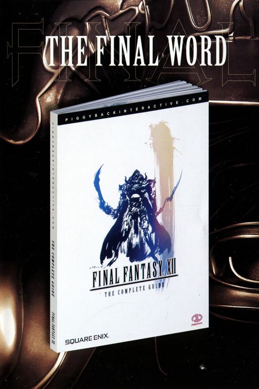 Final Fantasy XII cover or packaging material - MobyGames