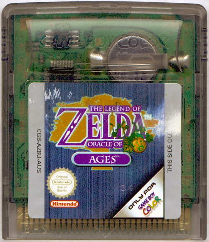 The Legend of Zelda: Oracle of Ages cover or packaging material - MobyGames