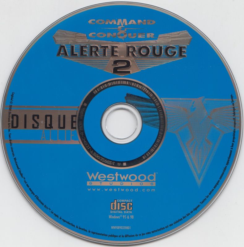 Command & Conquer: Red Alert 2 cover or packaging material - MobyGames