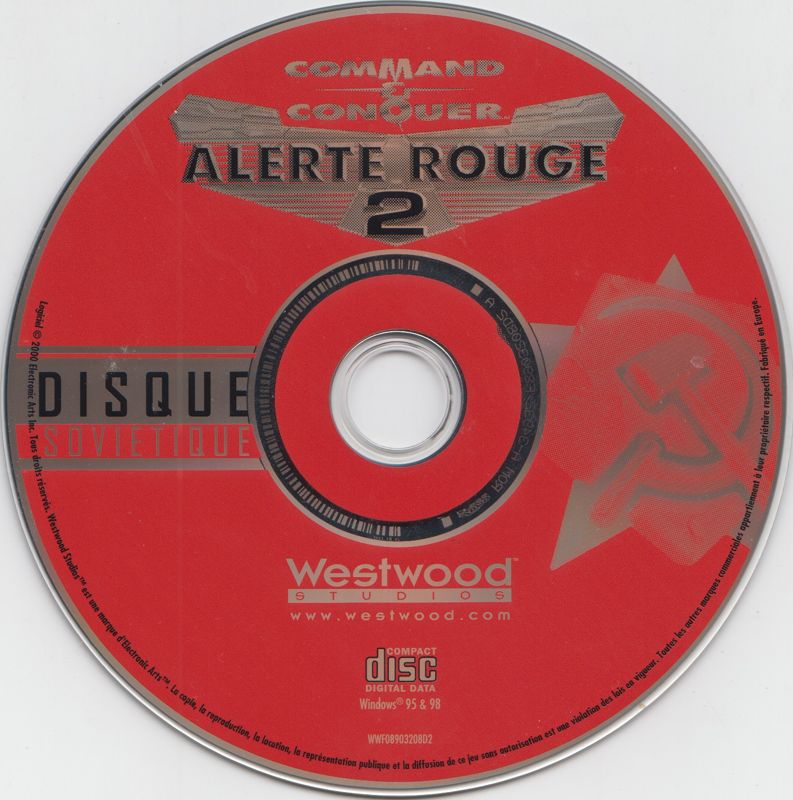 Command & Conquer: Red Alert 2 cover or packaging material - MobyGames