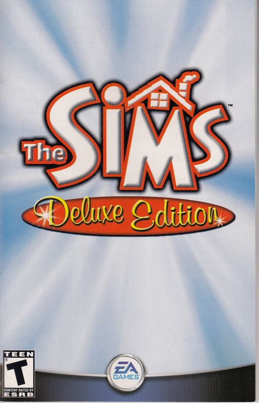 The Sims: Deluxe Edition cover or packaging material - MobyGames