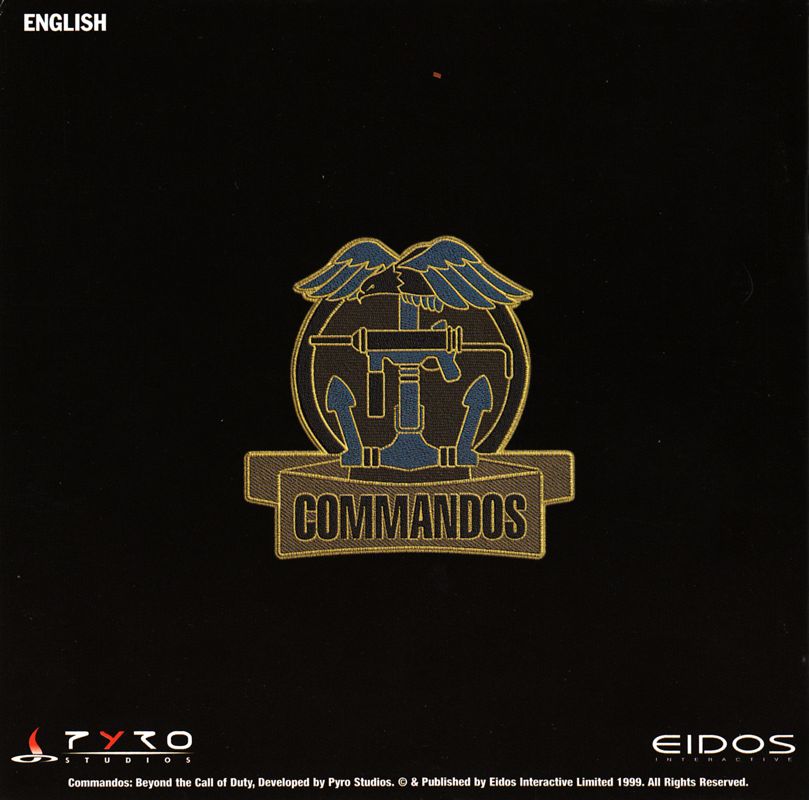 Commandos: Beyond the Call of Duty cover or packaging material - MobyGames