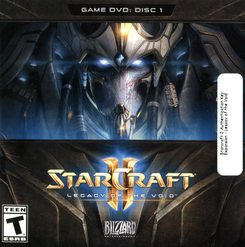 StarCraft II: Legacy of the Void cover or packaging material - MobyGames