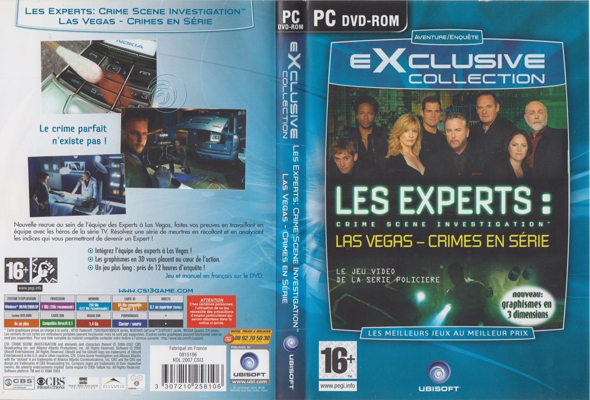 CSI: Crime Scene Investigation - 3 Dimensions of Murder cover or ...