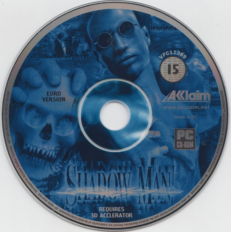 Shadow Man cover or packaging material - MobyGames