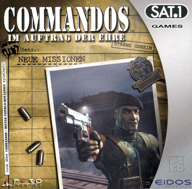 Commandos: Beyond the Call of Duty cover or packaging material - MobyGames