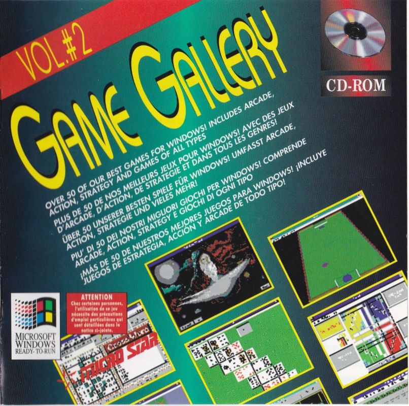 Game Gallery Vol.#2 cover or packaging material - MobyGames