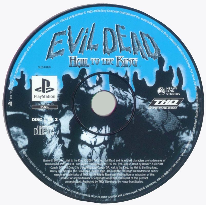 Evil Dead: Hail to the King cover or packaging material - MobyGames