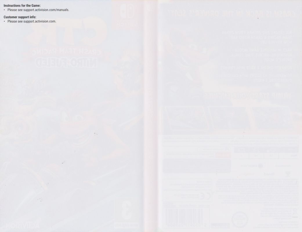 CTR: Crash Team Racing - Nitro-Fueled cover or packaging material ...