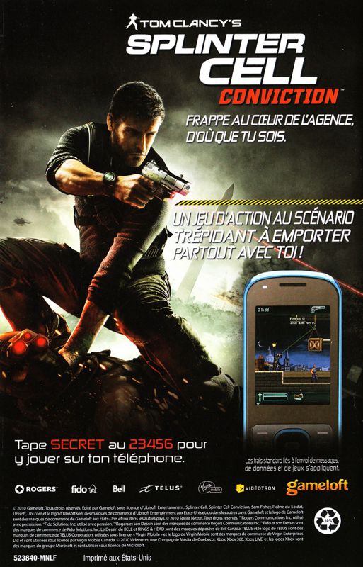 Tom Clancy's Splinter Cell: Conviction (Limited Collector's Edition ...