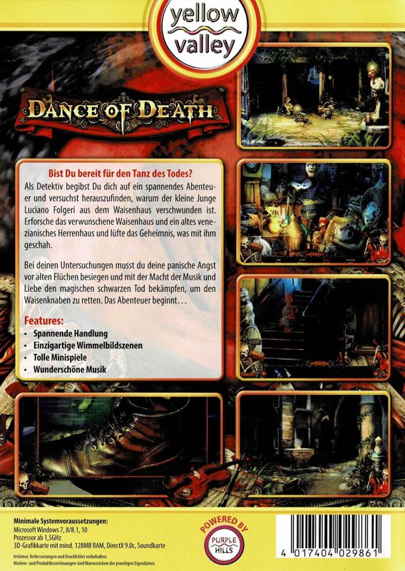 Dance of Death cover or packaging material - MobyGames