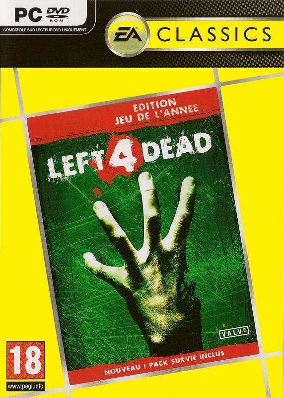 Left 4 Dead: Game of the Year Edition cover or packaging material ...