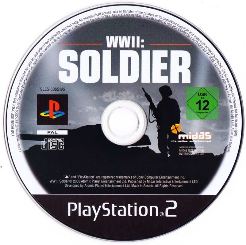 WWII: Soldier cover or packaging material - MobyGames