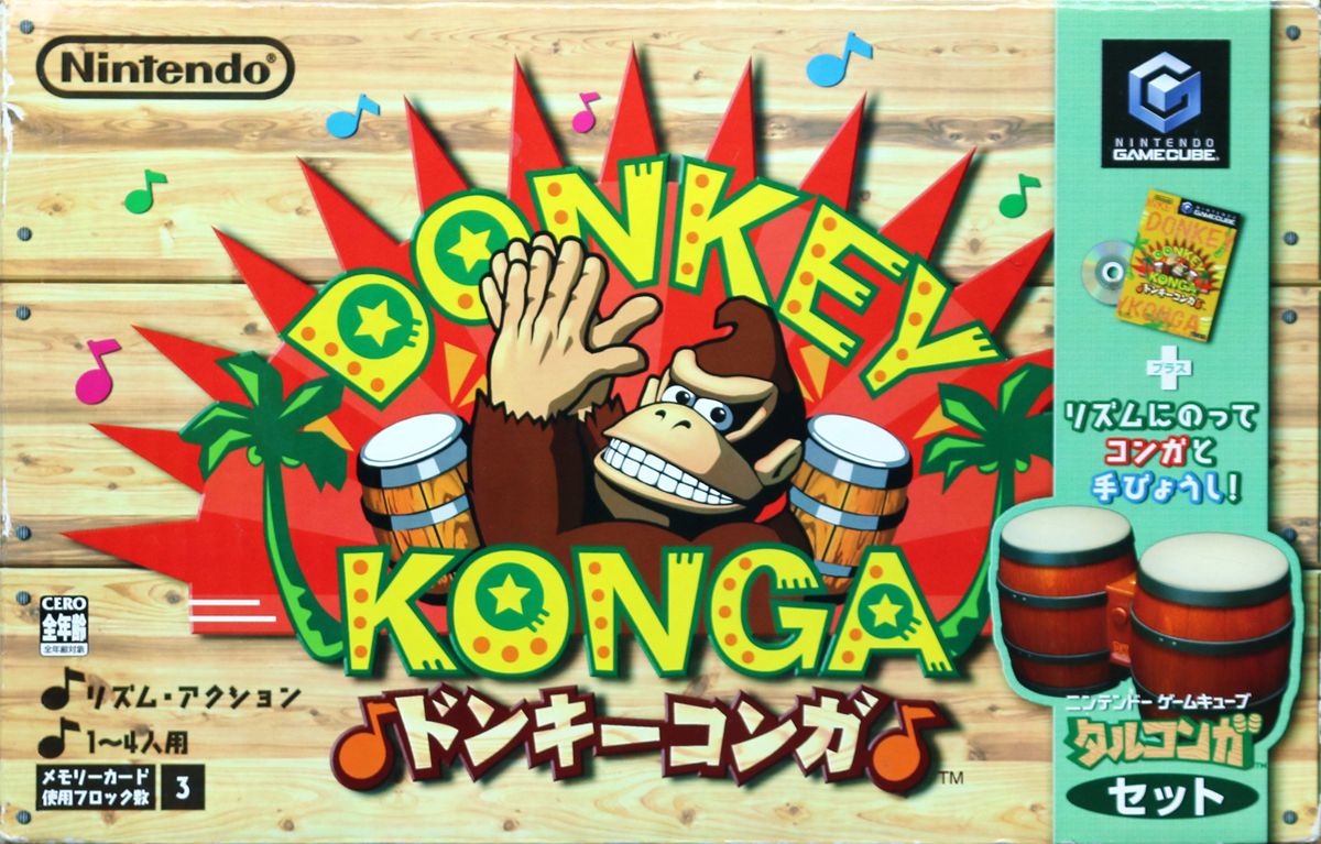 Donkey Konga cover or packaging material - MobyGames