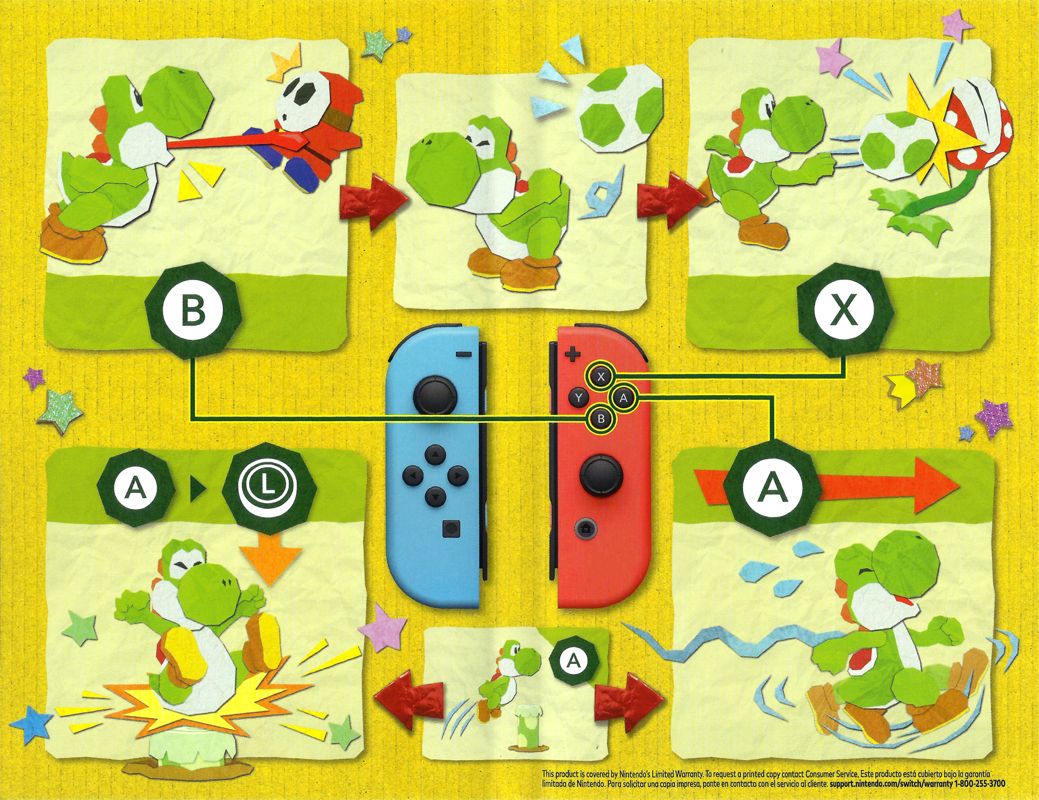 Yoshi's Crafted World cover or packaging material - MobyGames