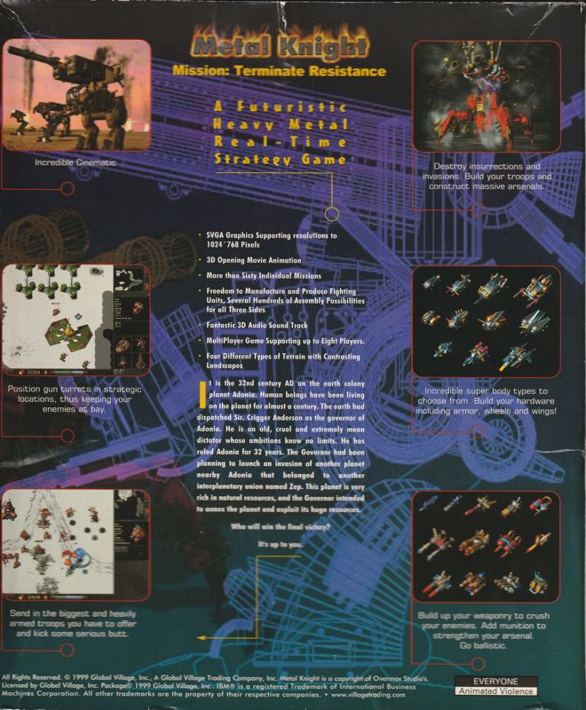 Metal Knight: Mission - Terminate Resistance cover or packaging ...