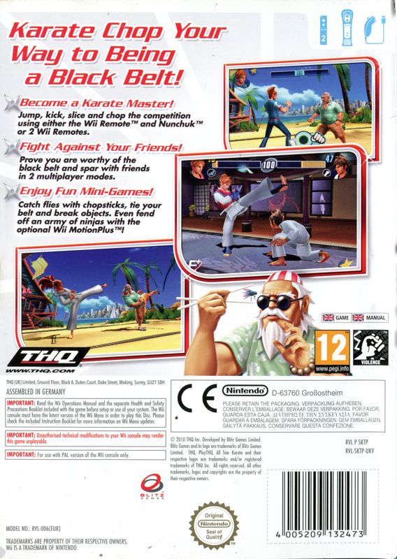 All Star Karate cover or packaging material - MobyGames