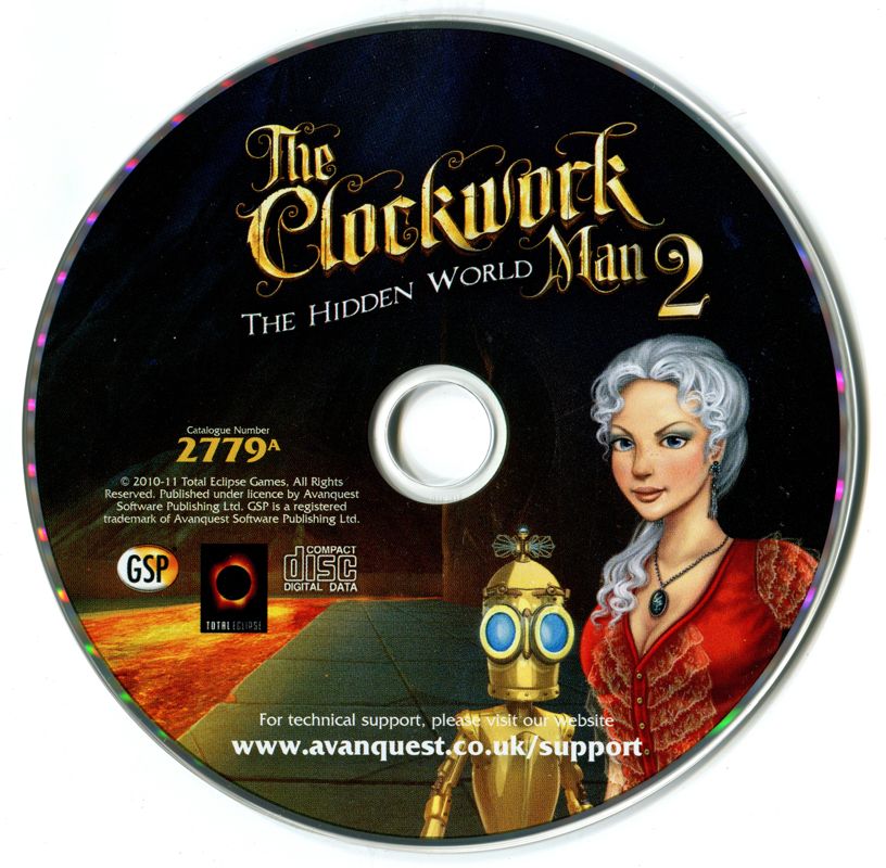 The Clockwork Man: The Hidden World cover or packaging material - MobyGames