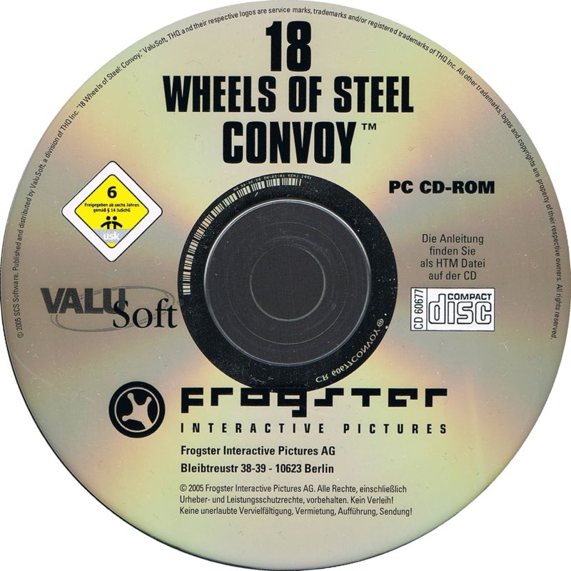 18 Wheels of Steel: Convoy cover or packaging material - MobyGames