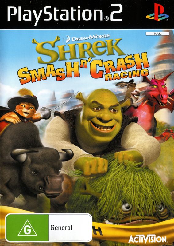 Shrek Smash n' Crash Racing cover or packaging material - MobyGames