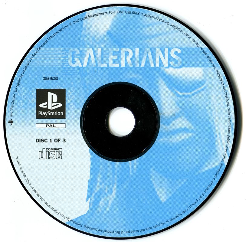Galerians cover or packaging material - MobyGames