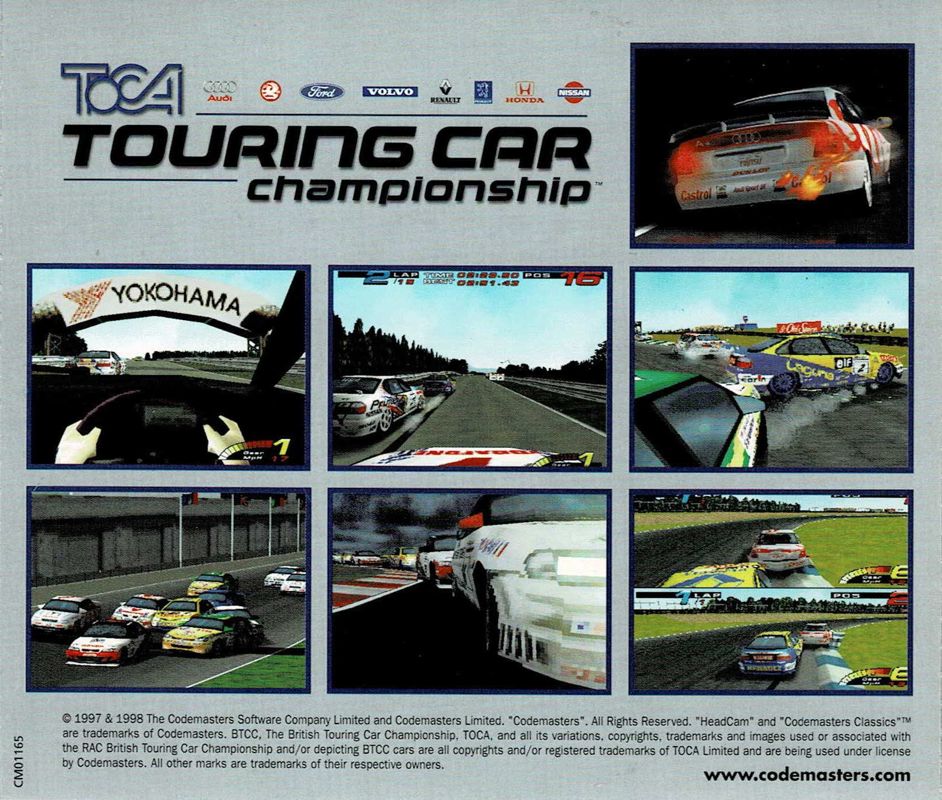 TOCA Championship Racing cover or packaging material - MobyGames