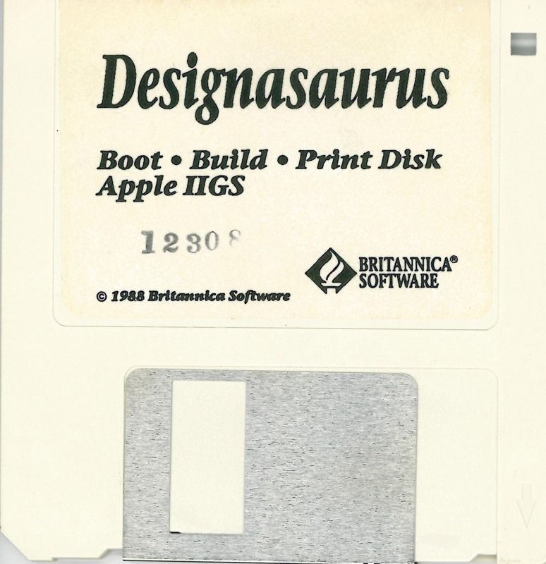 Designasaurus cover or packaging material - MobyGames