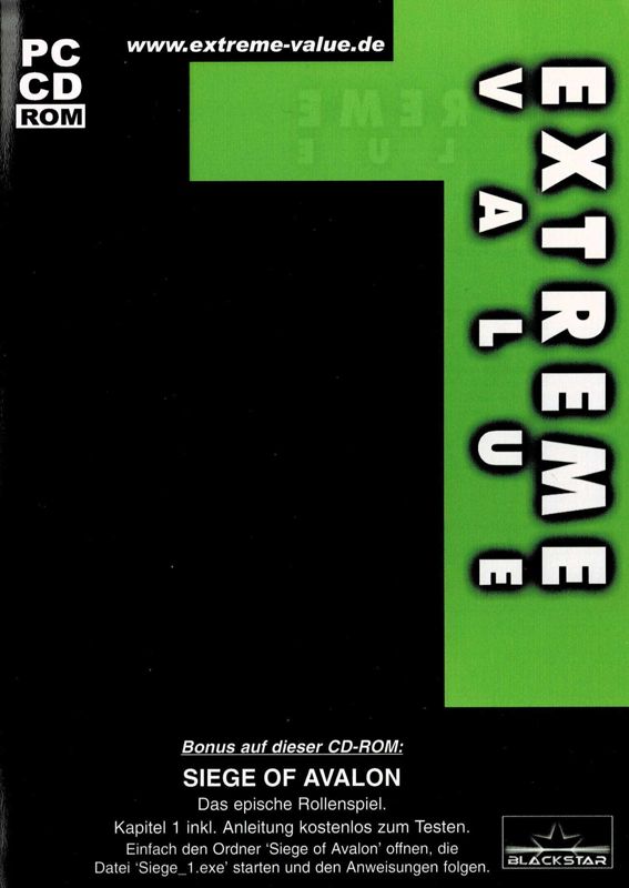 Extreme Value Pack 1 cover or packaging material - MobyGames