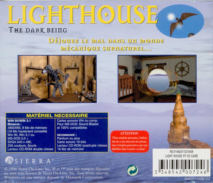 Lighthouse: The Dark Being cover or packaging material - MobyGames