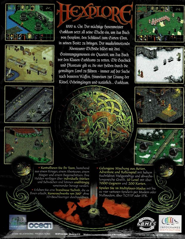 Hexplore cover or packaging material - MobyGames