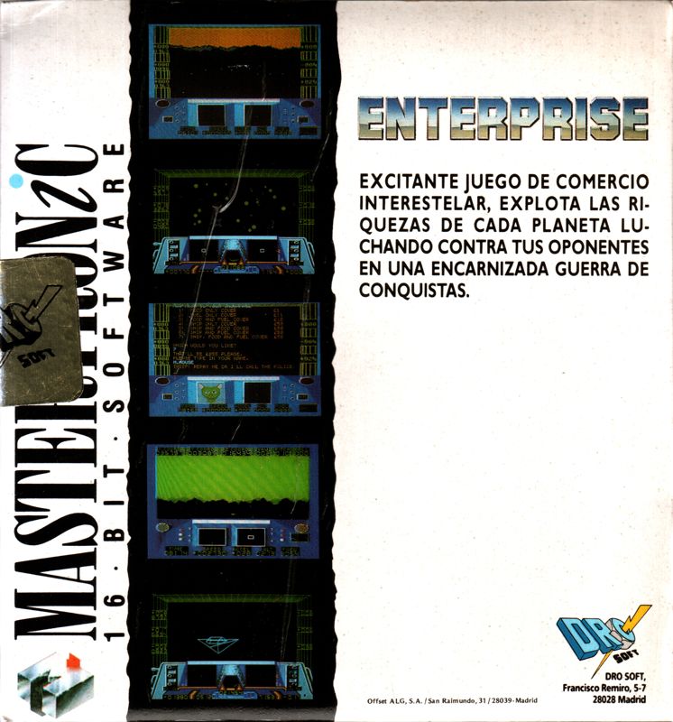 Enterprise cover or packaging material - MobyGames