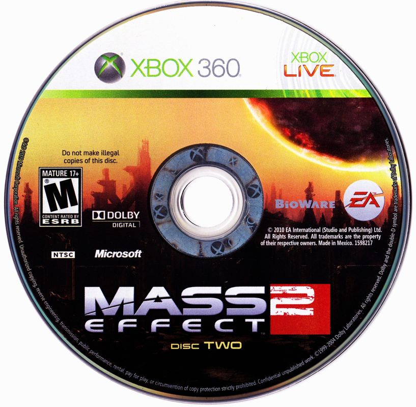 Mass Effect 2 cover or packaging material - MobyGames