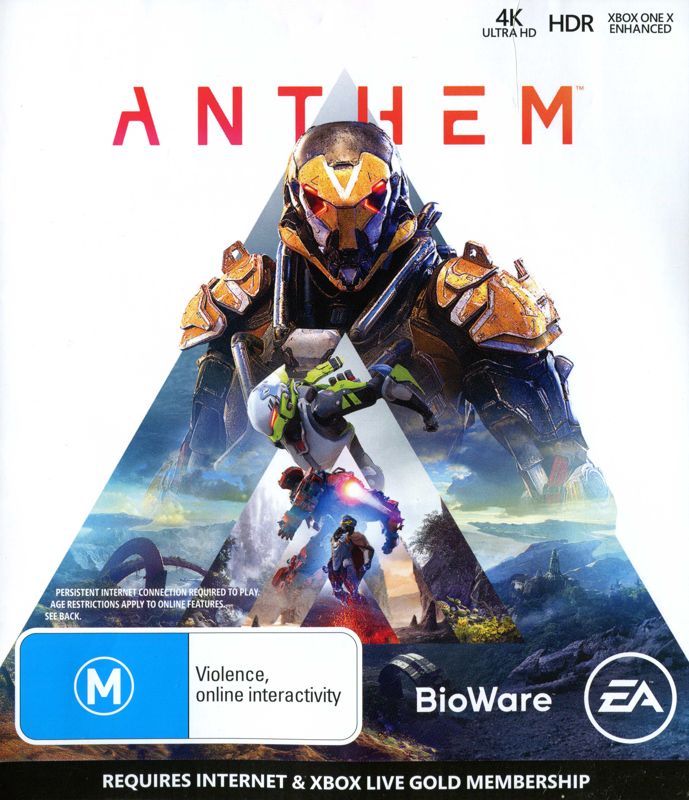 Anthem cover or packaging material - MobyGames