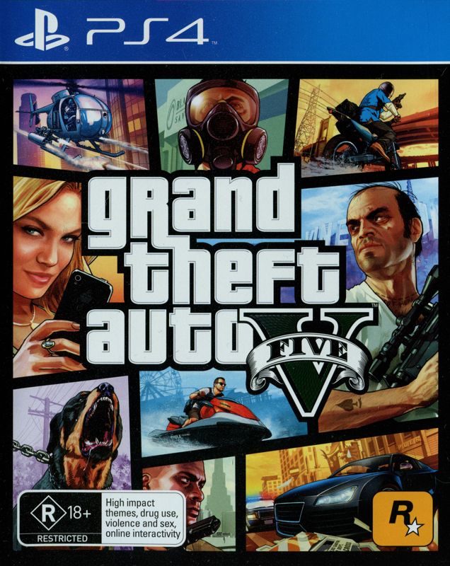 Grand Theft Auto V cover or packaging material - MobyGames
