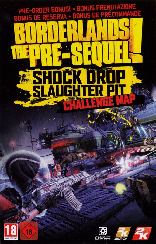 Borderlands: The Pre-Sequel! cover or packaging material - MobyGames