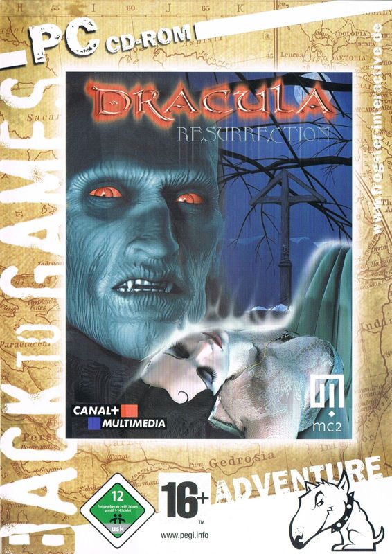 Dracula: The Resurrection cover or packaging material - MobyGames