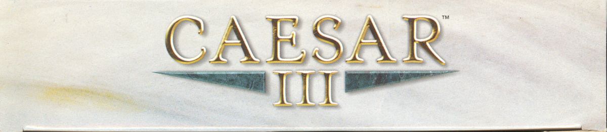 Caesar III cover or packaging material - MobyGames