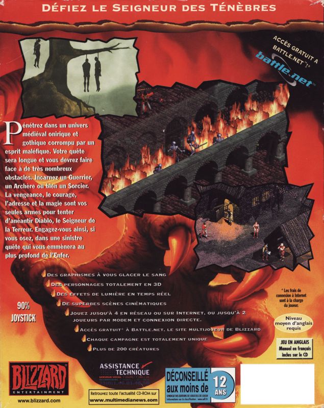 Diablo + Hellfire cover or packaging material - MobyGames