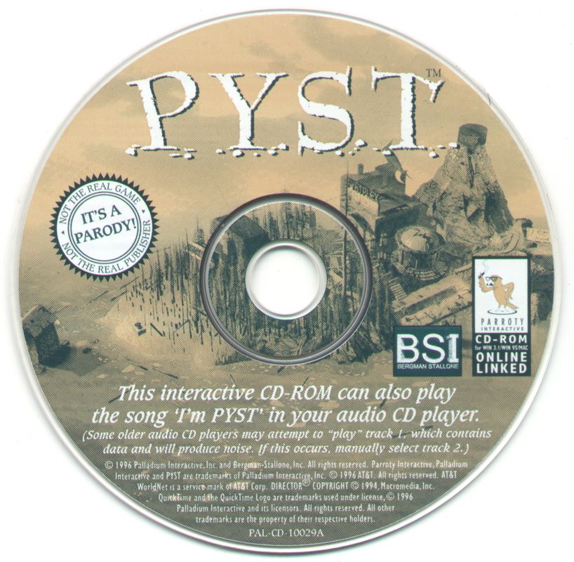 Pyst cover or packaging material - MobyGames