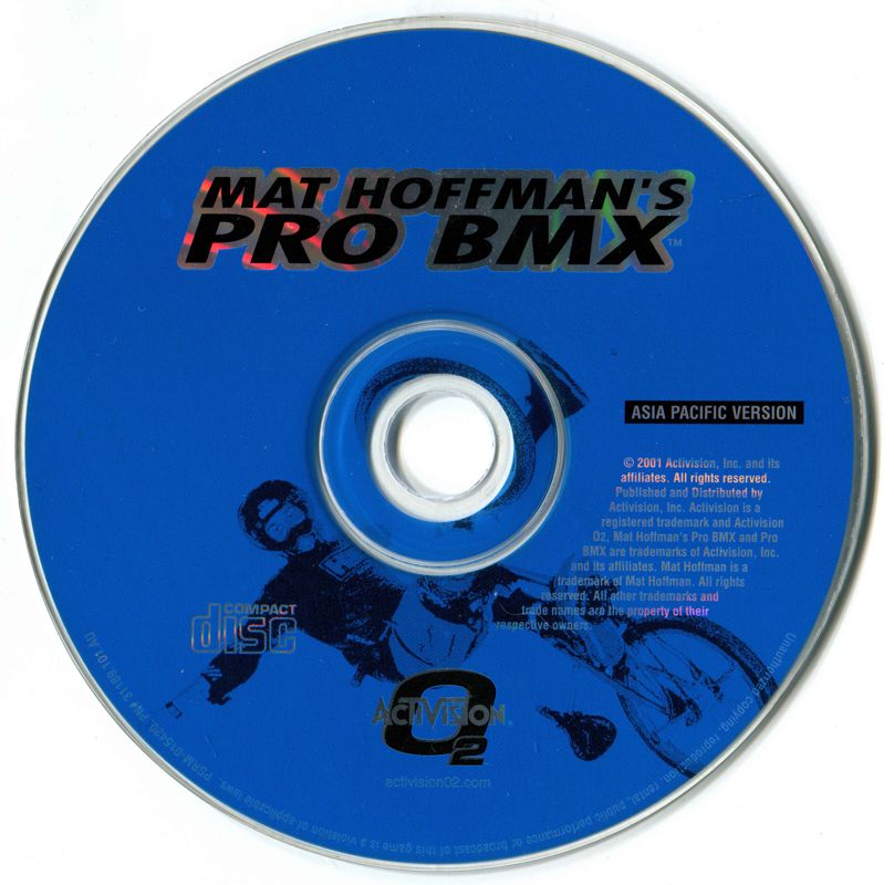 Mat Hoffman's Pro BMX cover or packaging material - MobyGames