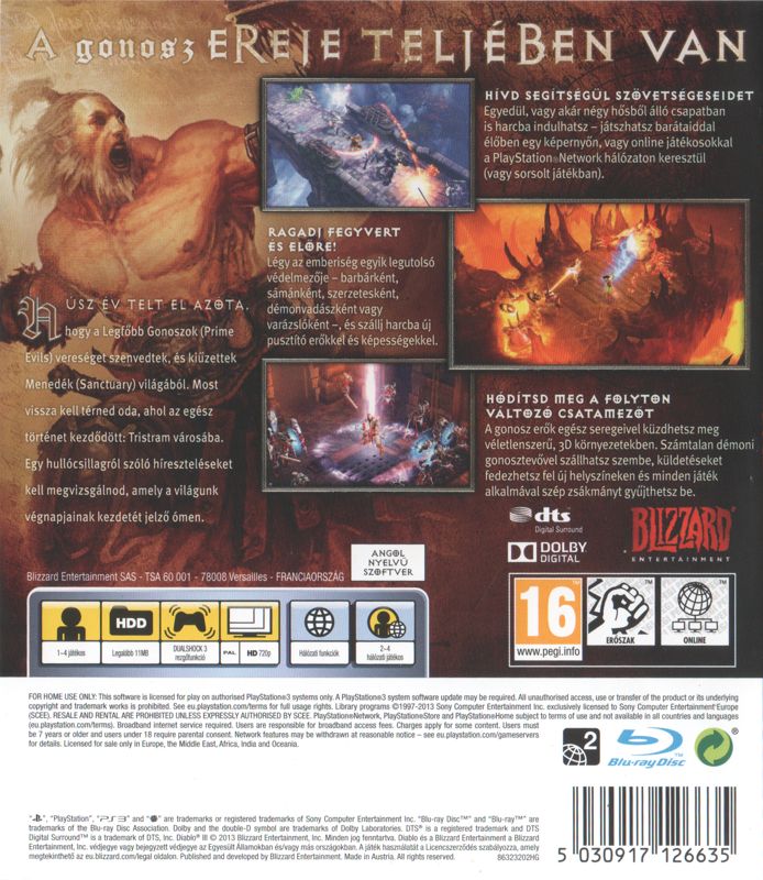 Diablo III cover or packaging material - MobyGames