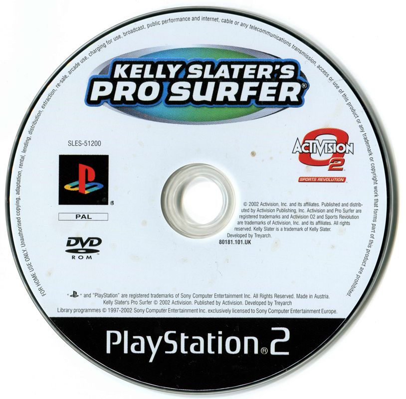Kelly Slater's Pro Surfer cover or packaging material - MobyGames